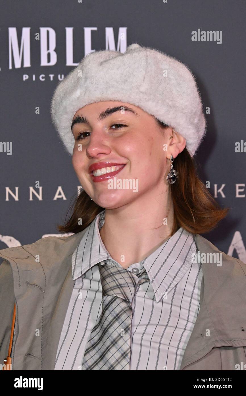 London, UK - 18th November 2025 Ava Hirons at UK Premiere of Desperate ...