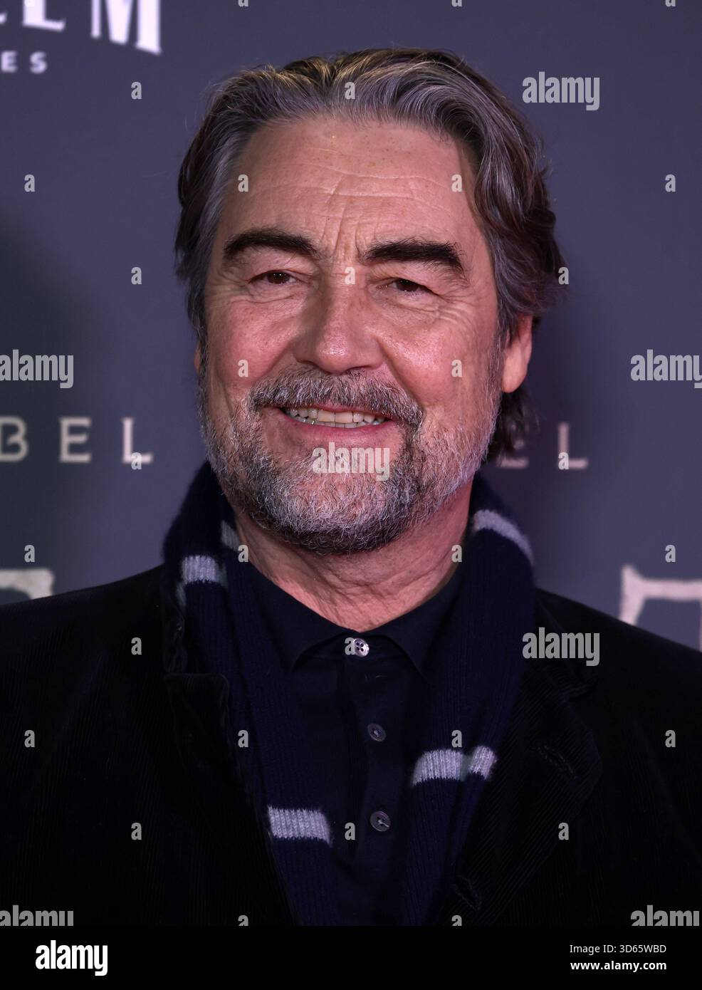 Nathaniel Parker attends the London Premiere of "Desperate Journey" at Odeon Luxe Leicester ...