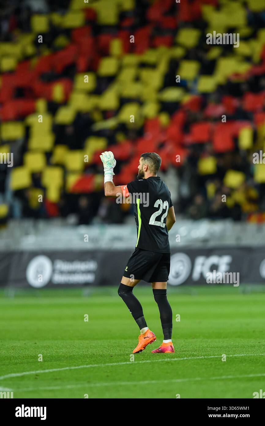 CATALONIA - PALESTINE November 18,2025 Rami Hamadeh (22) goalkeeper of ...
