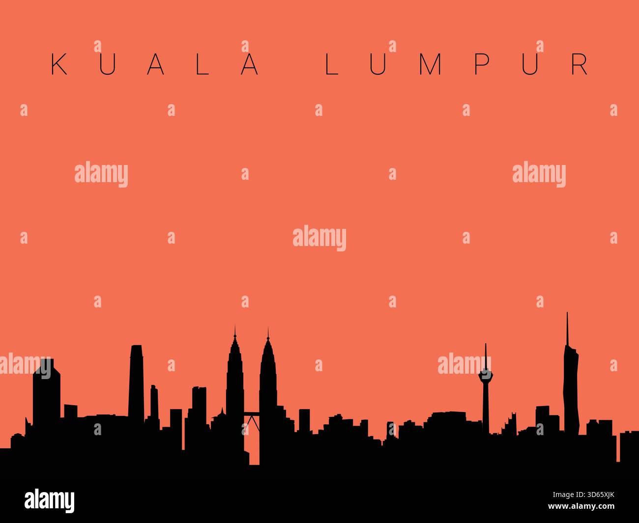 Kl tower menara in Stock Vector Images - Alamy