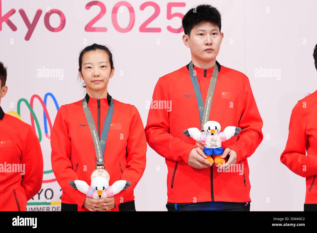 Niu Zeming & Sun Boyao (CHN), NOVEMBER 18, 2025 - Table Tennis : Mix ...