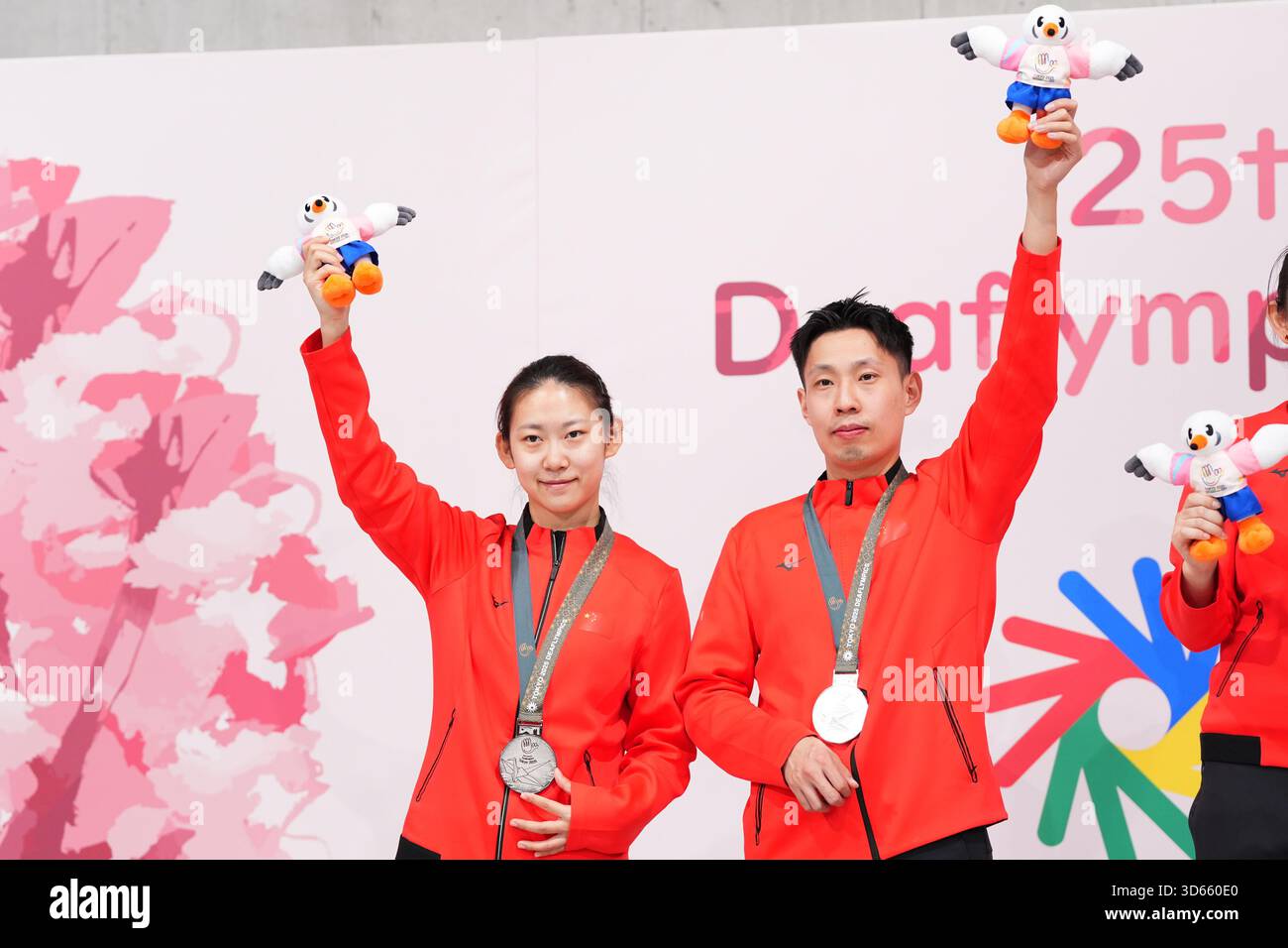 Tian Jiping & Wang Yutong (CHN), NOVEMBER 18, 2025 - Table Tennis : Mix ...