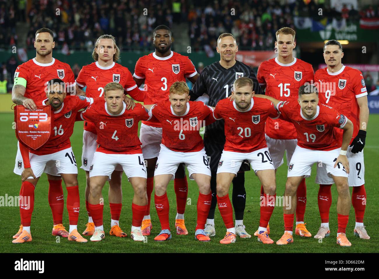 FIFA European Qualifiers 2026 match between Austria and Bosnia and ...
