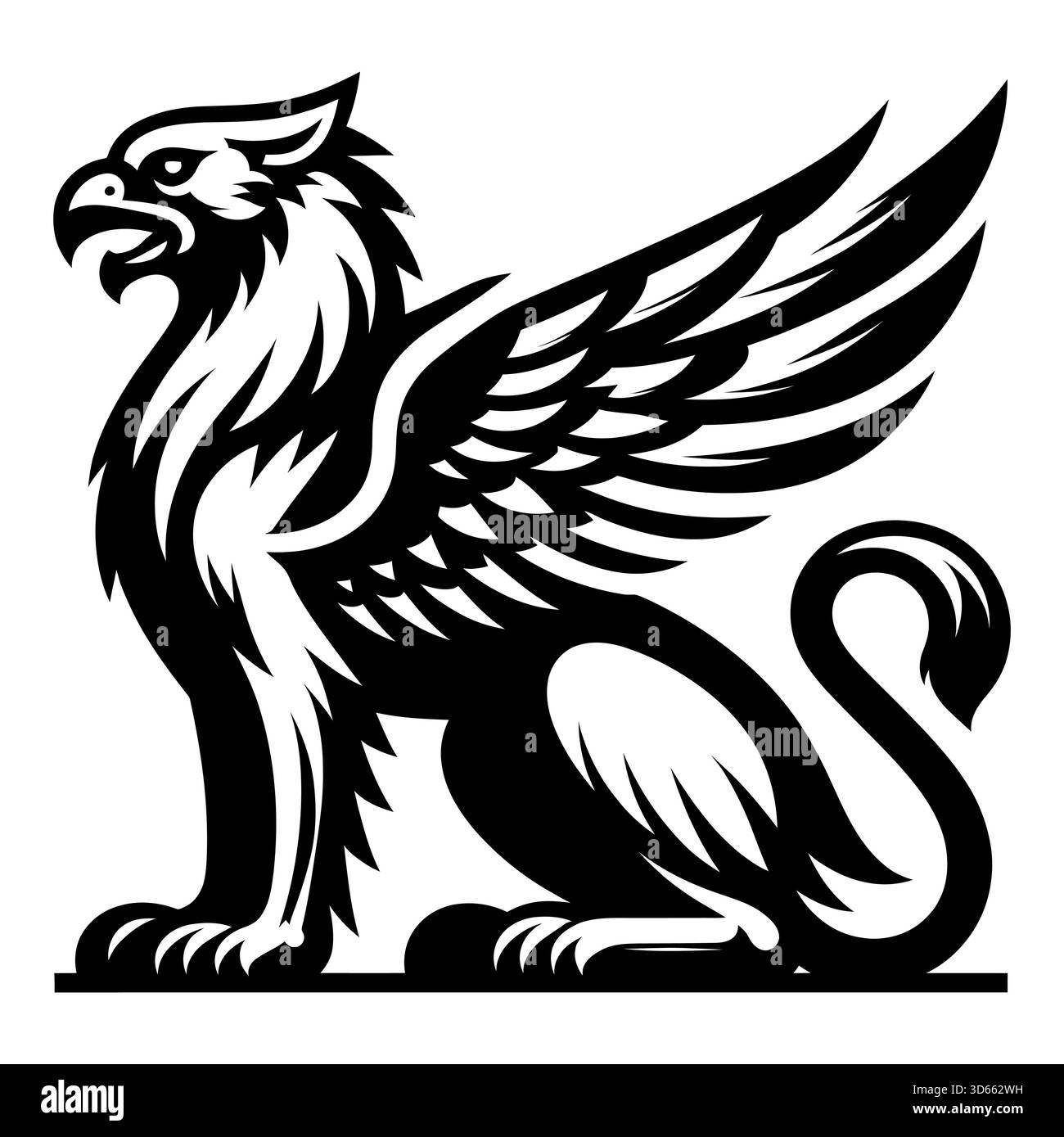 Side view powerful strong Stock Vector Images - Alamy