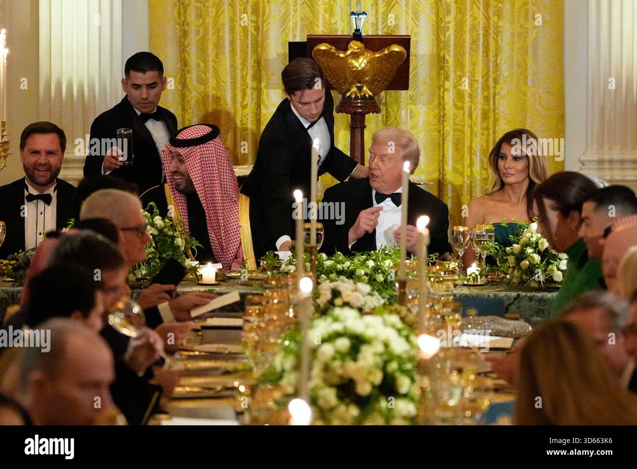 President Donald Trump and Saudi Arabia's Crown Prince Mohammed bin ...