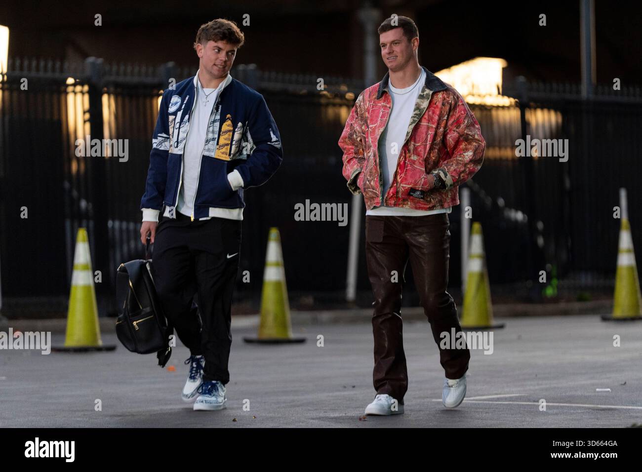 Philadelphia Eagles defensive back Cooper DeJean, left, and safety Reed ...