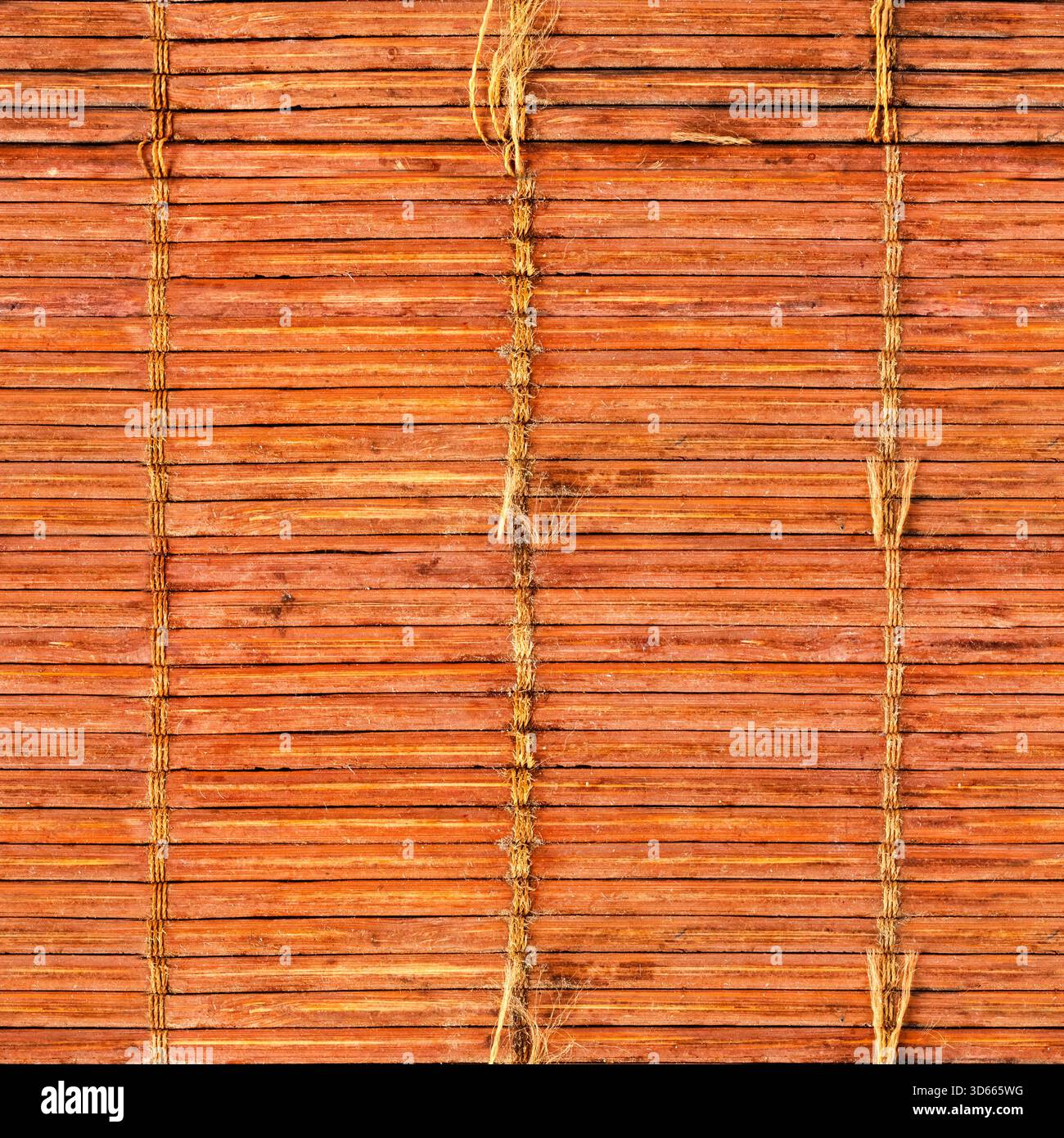 Seamless 4k photo texture of worn and weathered bamboo mat surface with ...