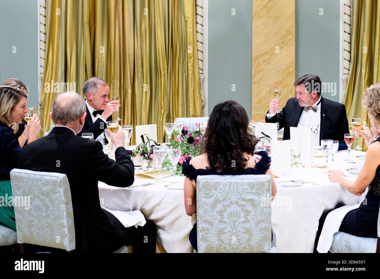 Prime Minister Mark Carney, left, and Deputy Governor General and Chief ...