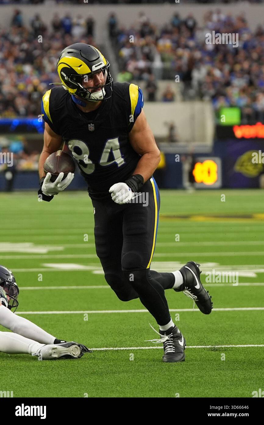 Los Angeles Rams tight end Colby Parkinson isolated action during the ...