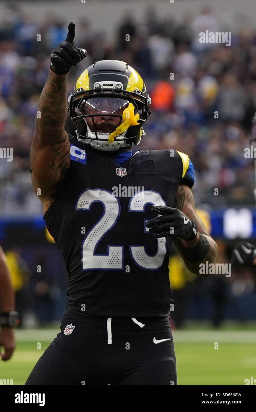 Los Angeles Rams running back Kyren Williams during the first half of ...