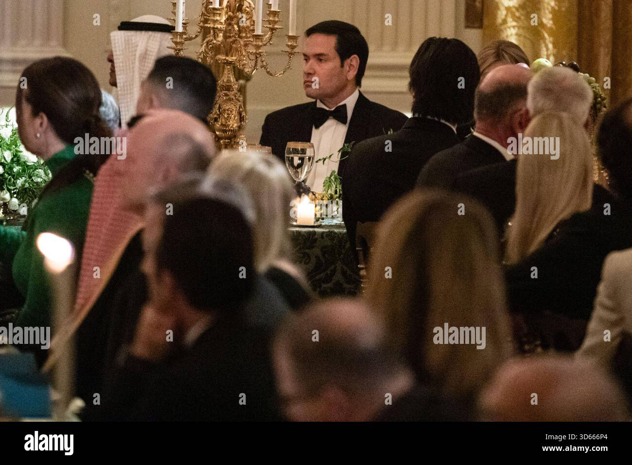 Secretary of State Marco Rubio is seen as President Donald Trump ...