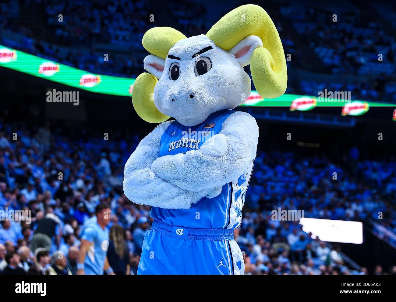 November 18, 2025: North Carolina mascot. NCAA basketball game between ...