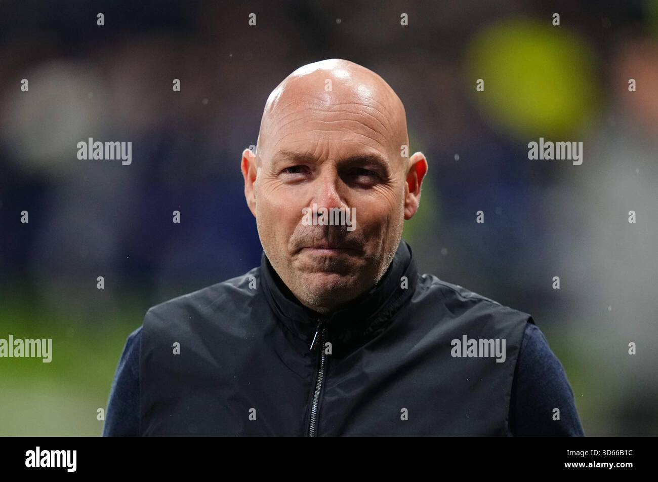November 18 2025: Brian Riemer of Denmark gestures during a World Cup ...