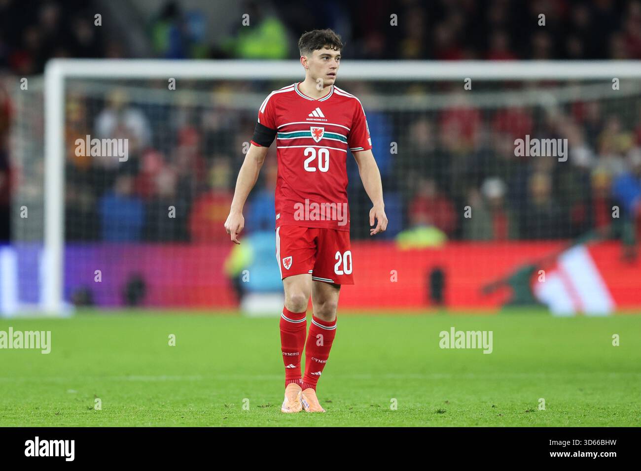 Cardiff, Wales, 18th November 2025. Dan James of Wales during the Wales ...