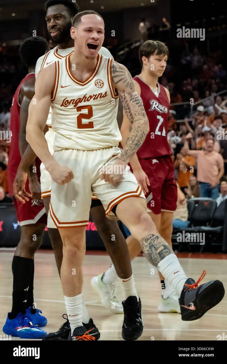 Nov 18, 2025. Chendall Weaver (2) of the Texas Longhorns in action vs ...
