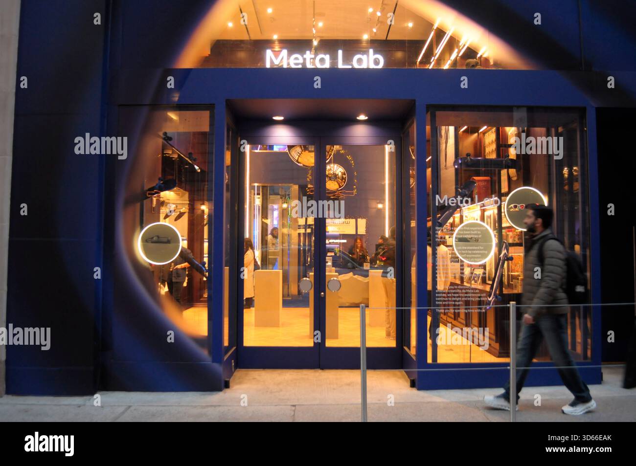 A Meta Lab store is seen in Manhattan, New York City. (Photo by Jimin ...