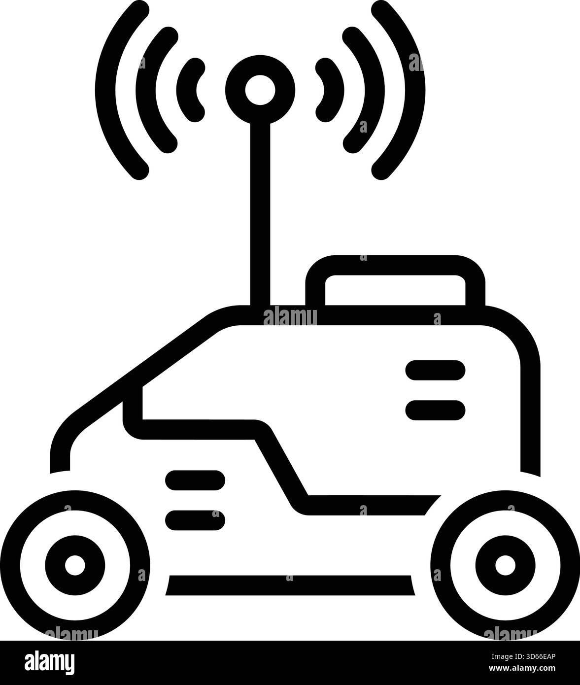 Icon automated vehicle Cut Out Stock Images & Pictures - Alamy