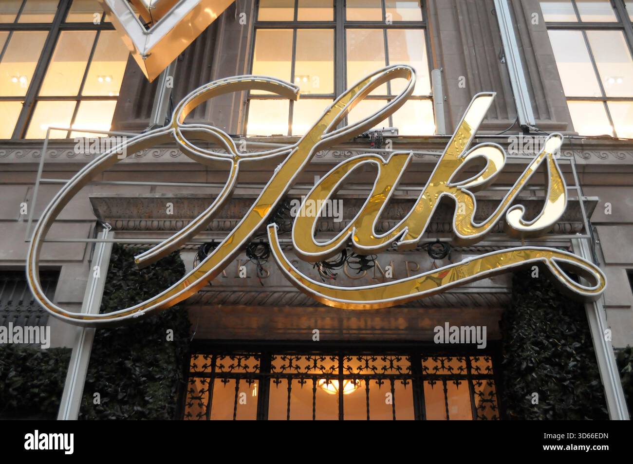 Saks Fifth Avenue is seen in Manhattan, New York City. (Photo by Jimin ...