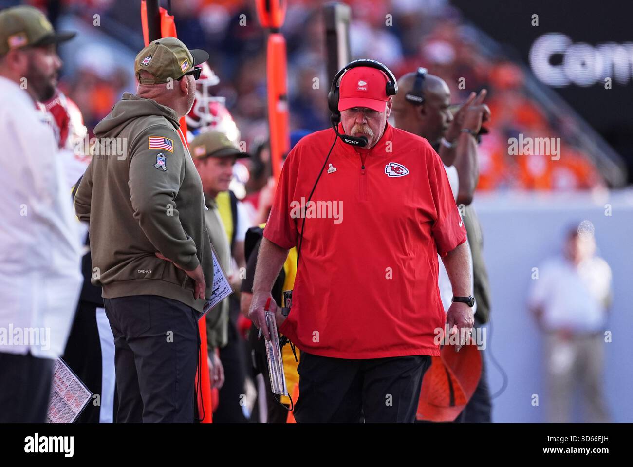 Kansas City Chiefs head coach Andy Reid in the first half of an NFL ...