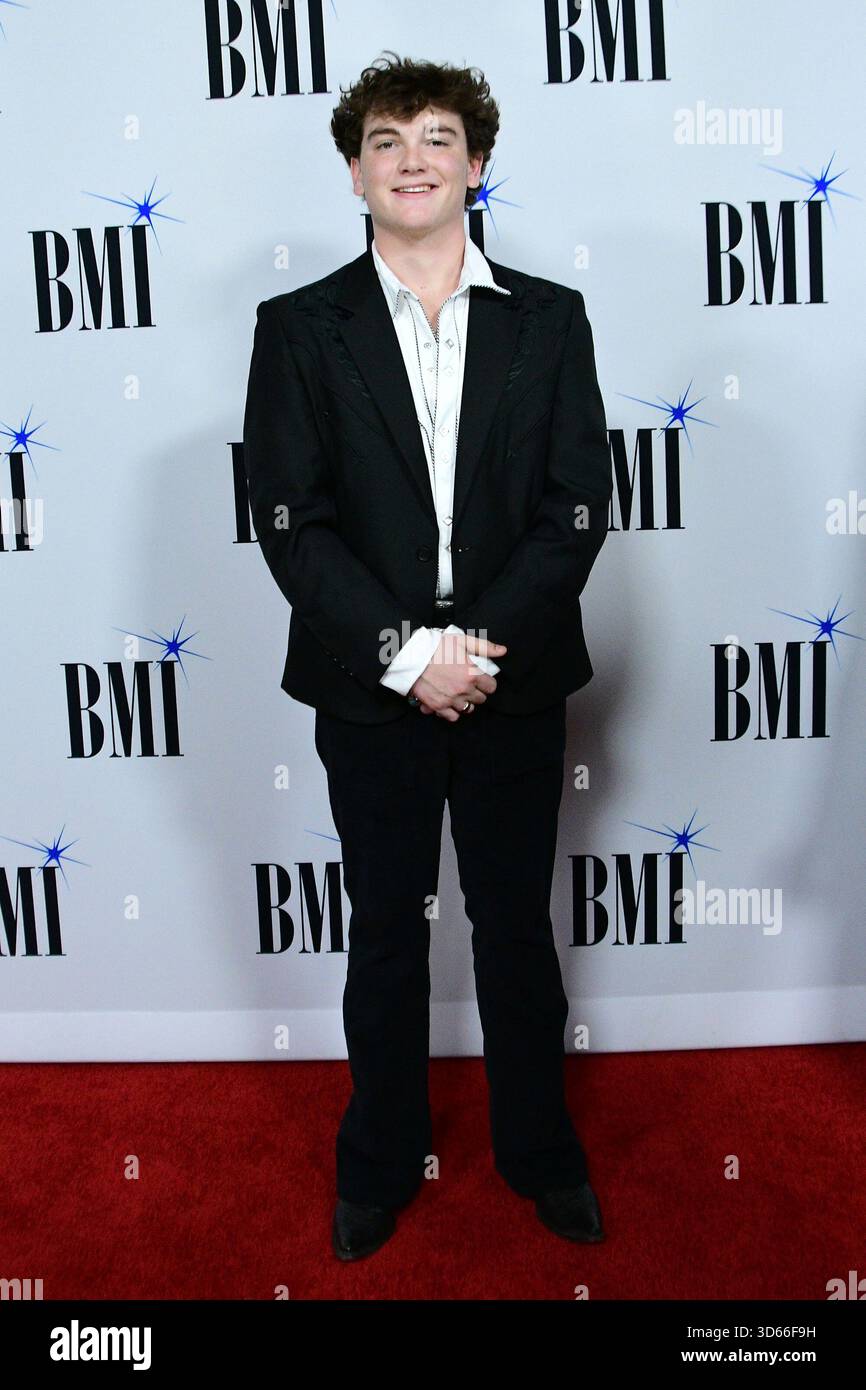 18 November 2025 - Nashville, Tennessee - Slater Nalley. 2025 BMI ...