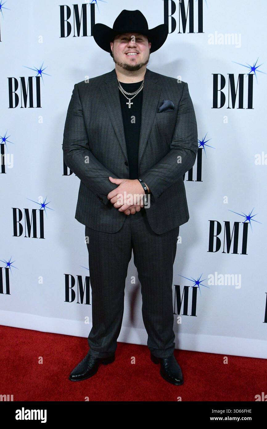 18 November 2025 - Nashville, Tennessee - Jacob Hackworth. 2025 BMI ...