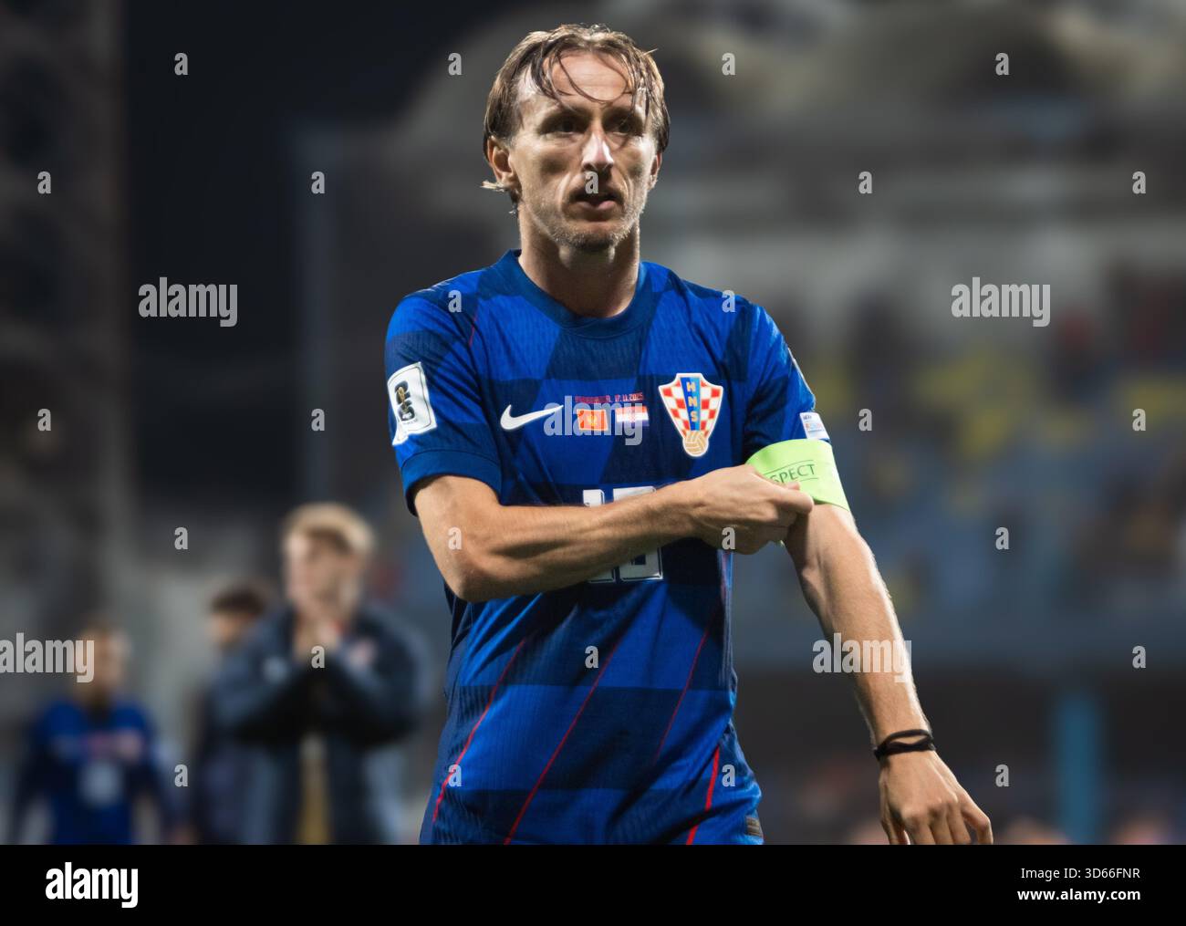 Luka Modric (Croatia) at Podgorica City Stadium against Montenegro in ...