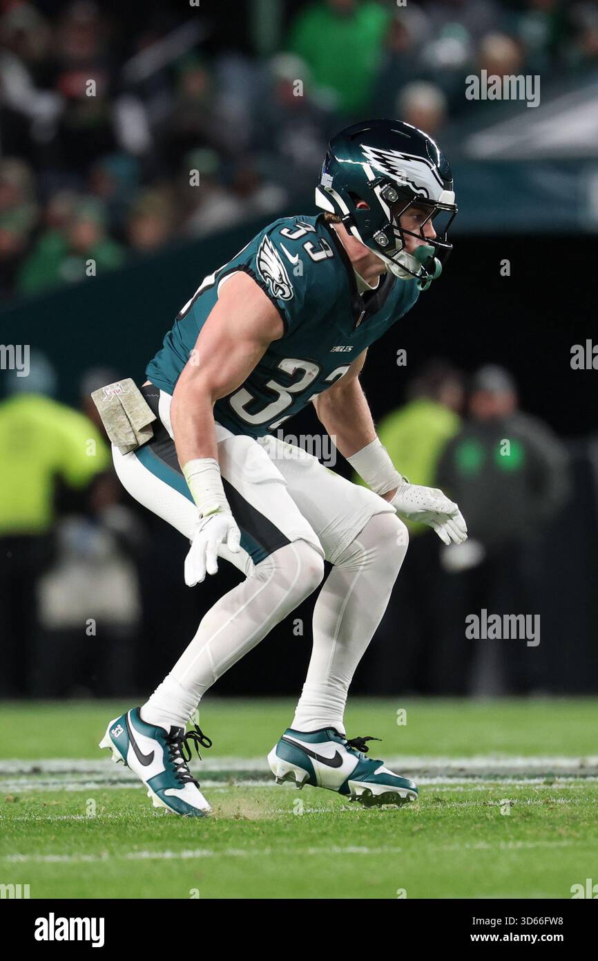 Philadelphia Eagles cornerback Cooper DeJean (33) in action during the ...