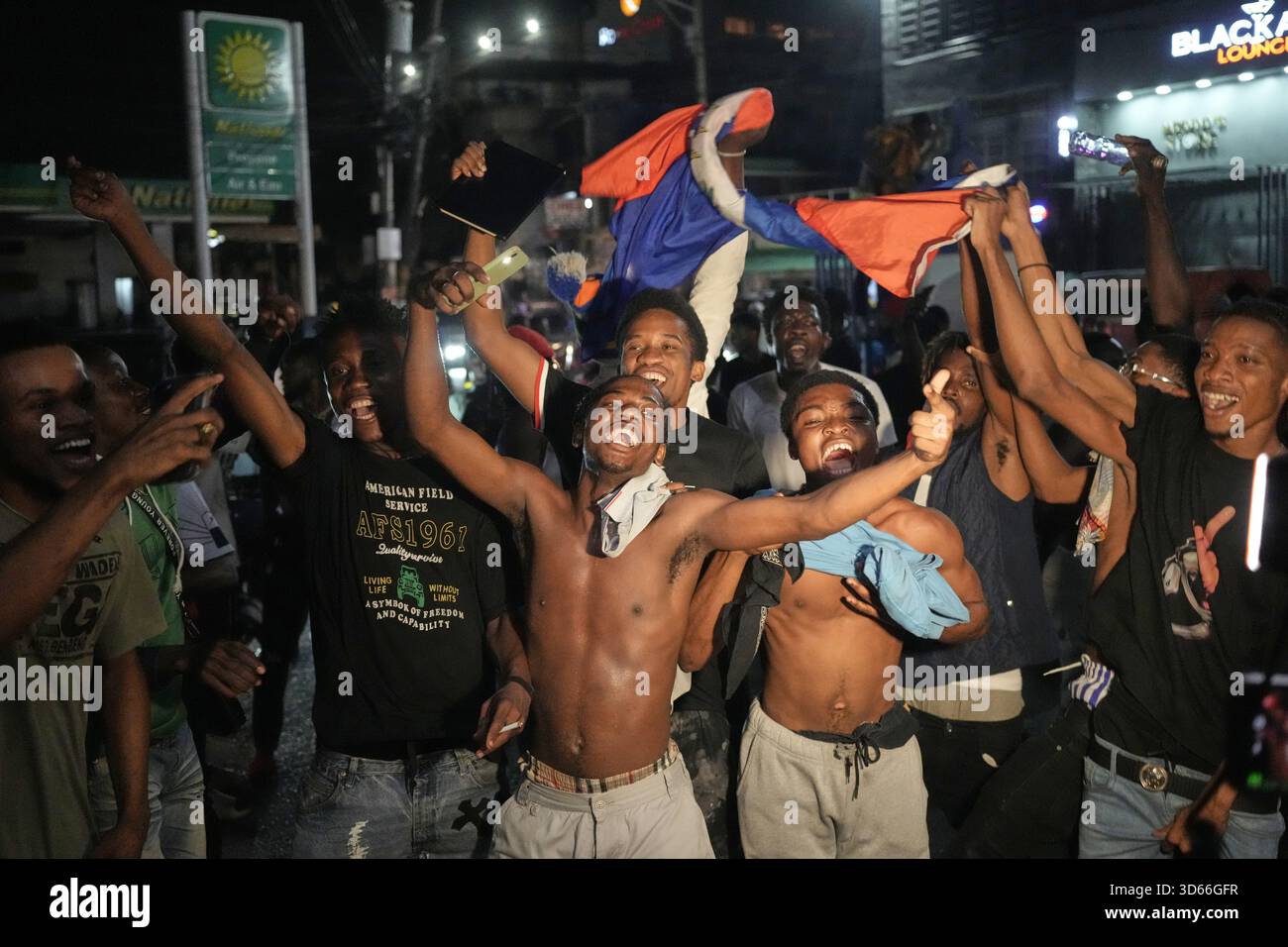 Fans celebrate Haiti's qualification for the 2026 FIFA World Cup after ...
