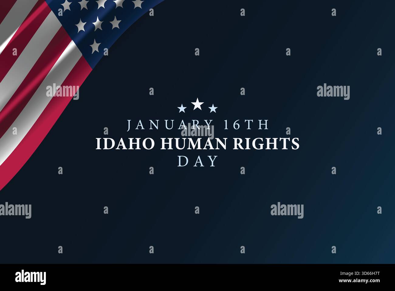Celebrating Idaho Human Rights Day on January 16th Stock Vector Image ...