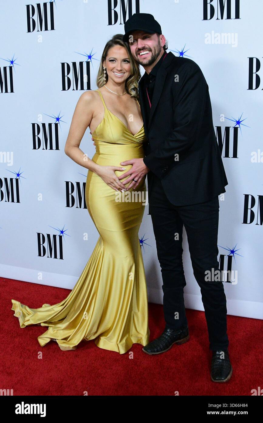 18 November 2025 - Nashville, Tennessee - Katie Baldridge, Drew Baldridge. 2025 BMI Country ...