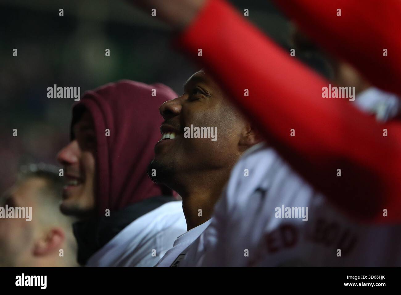 VIENNA, AUSTRIA - NOVEMBER 18: David Alaba of Austria celebrating with ...