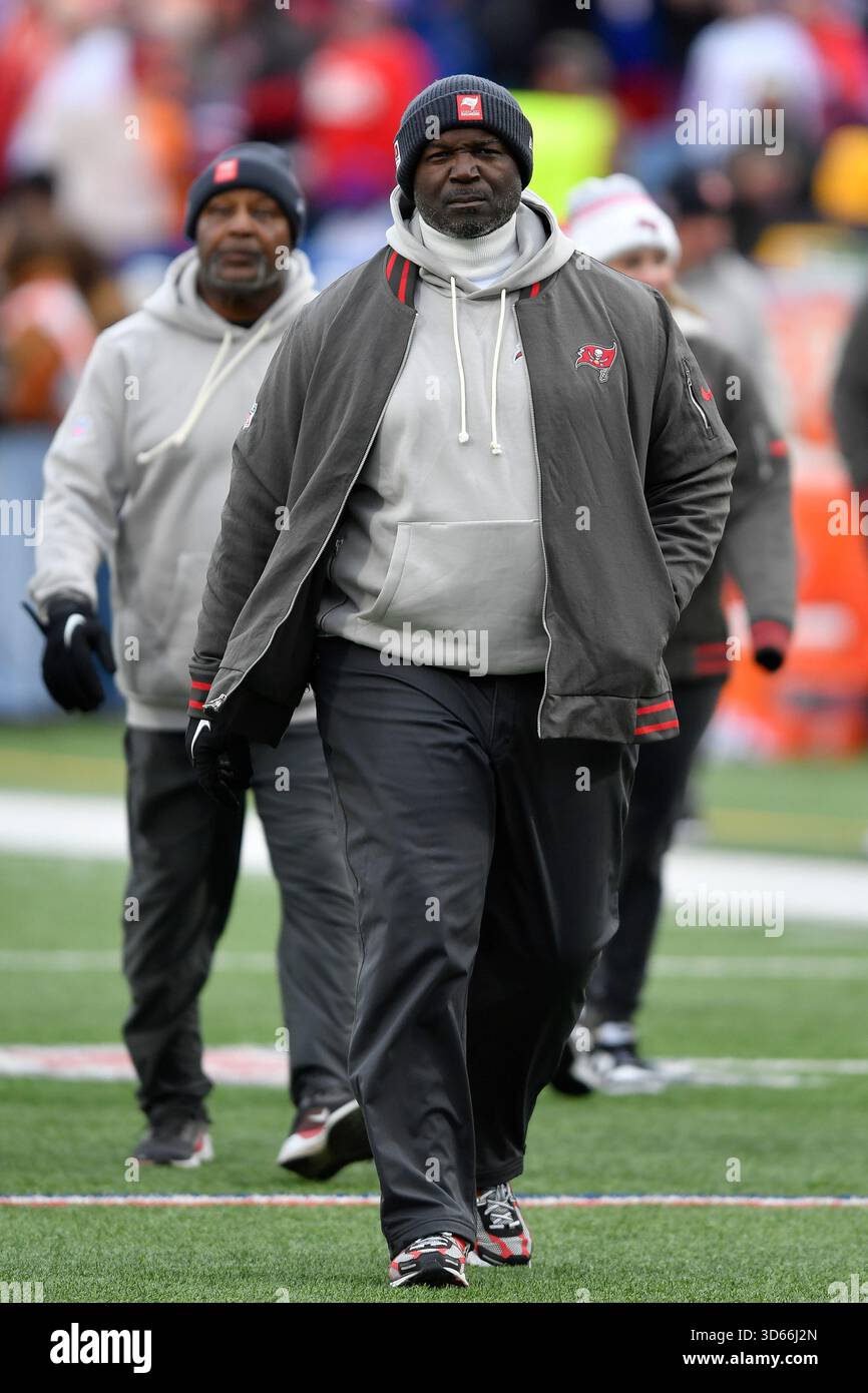 Tampa Bay Buccaneers head coach Todd Bowles walks off the field before ...