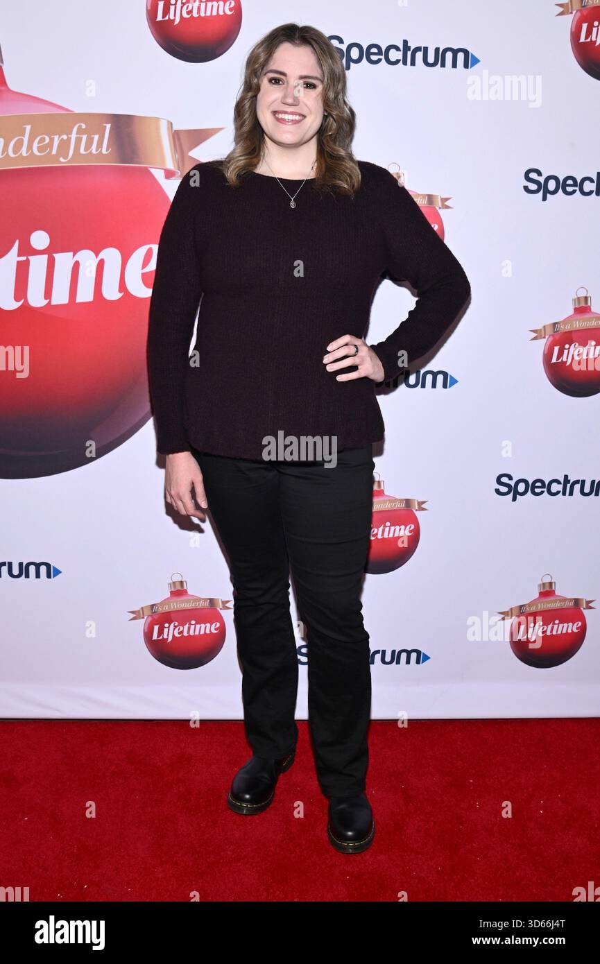 Victoria Harris attends the 2025 Lifetime 'Its a WonderfullLifetime ...