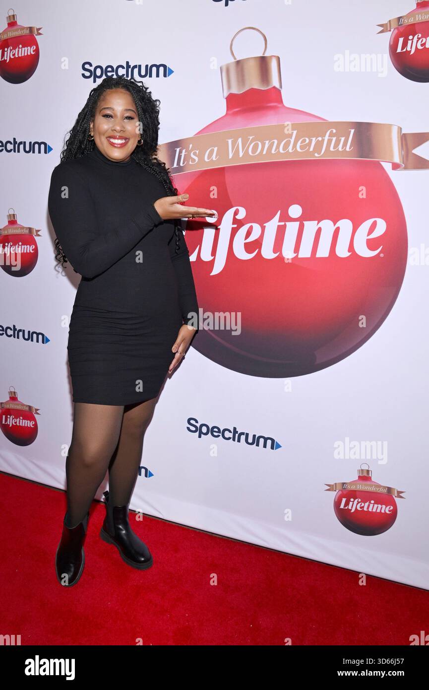 Danielle Howard attends the 2025 Lifetime 'Its a WonderfullLifetime ...