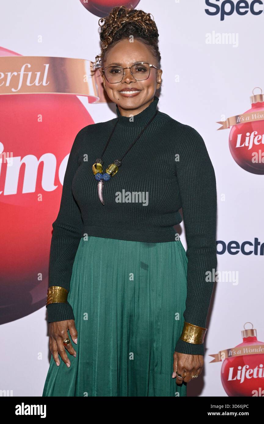 Debbi Morgan attends the 2025 Lifetime 'Its a WonderfullLifetime ...