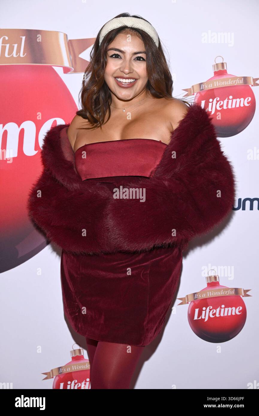 Tiffany Guanuna attends the 2025 Lifetime 'Its a WonderfullLifetime ...