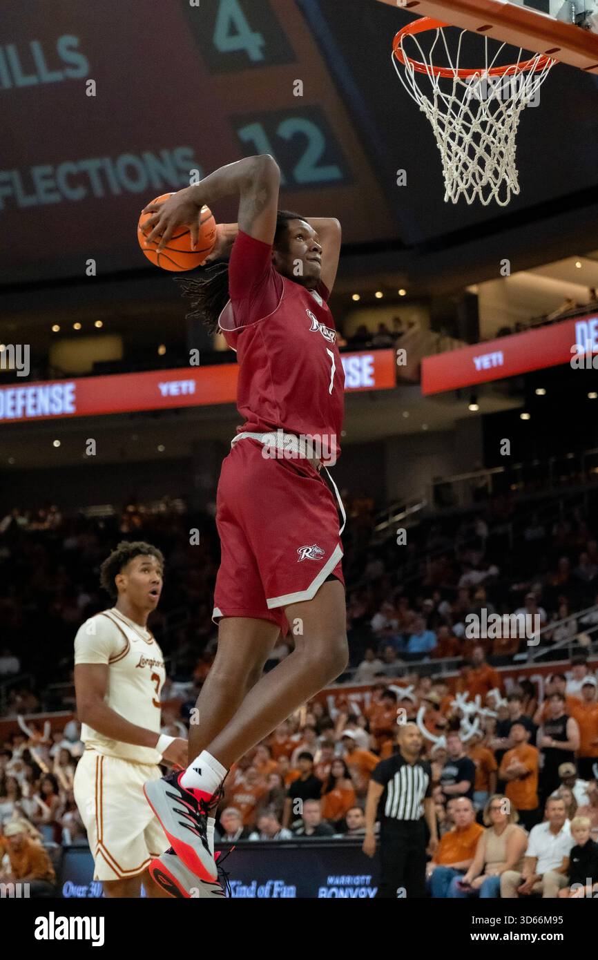 Nov 18, 2025. Davis Bynum (7) of the Rider Broncs in action vs the ...