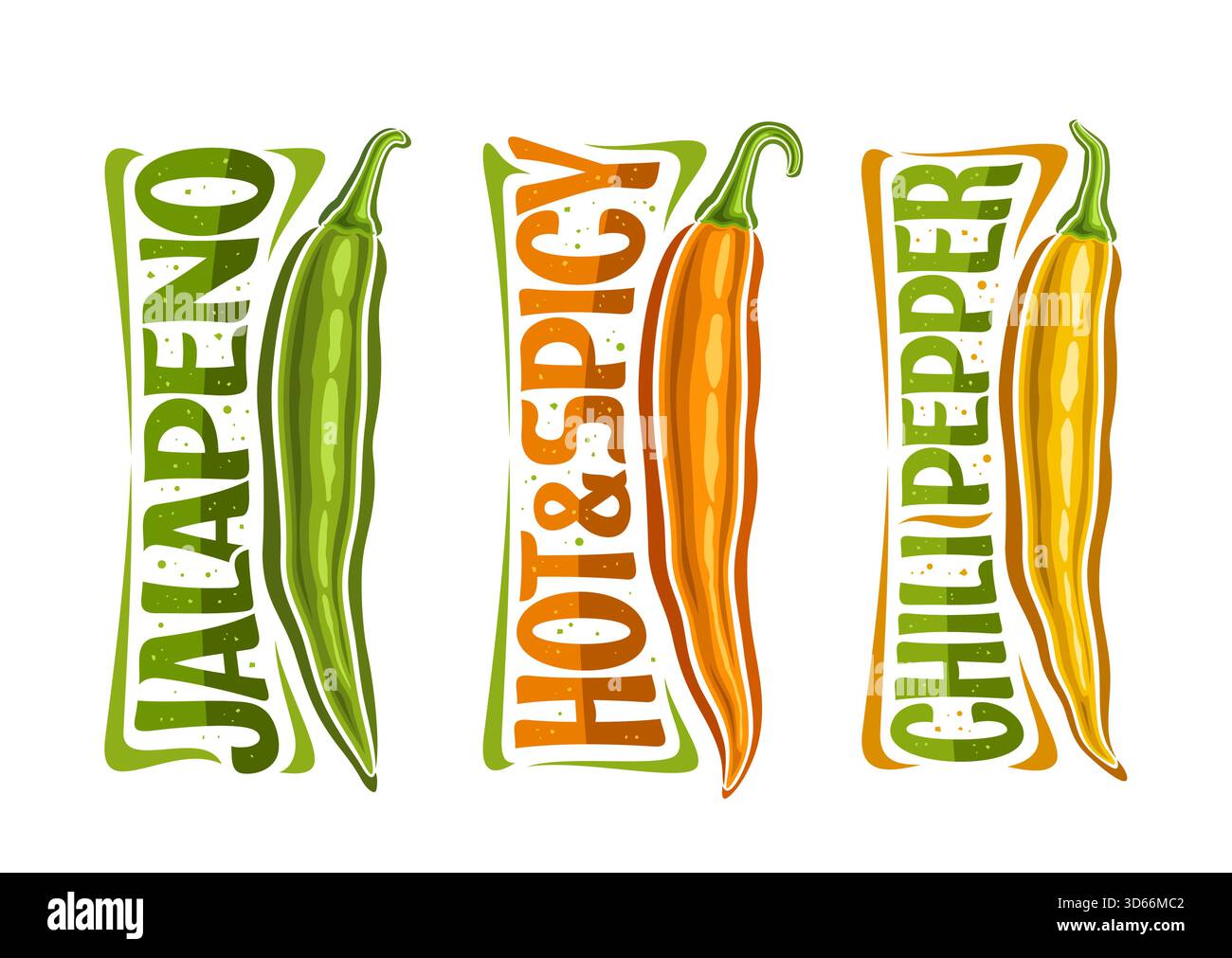 Whole chili peppers Stock Vector Images - Alamy