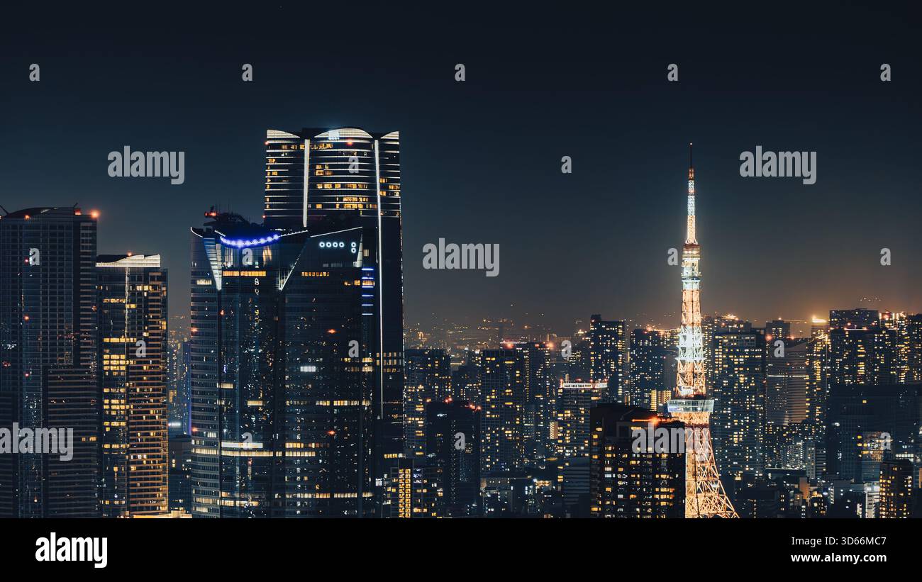Nightscape tokyo illuminated high hi-res stock photography and images ...