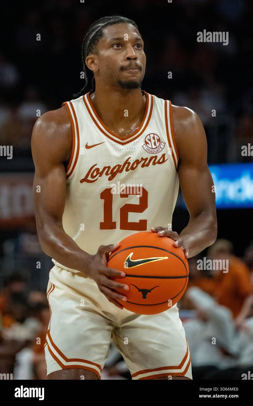 Nov 18, 2025. Tramon Mark (12) of the Texas Longhorns in action vs the ...