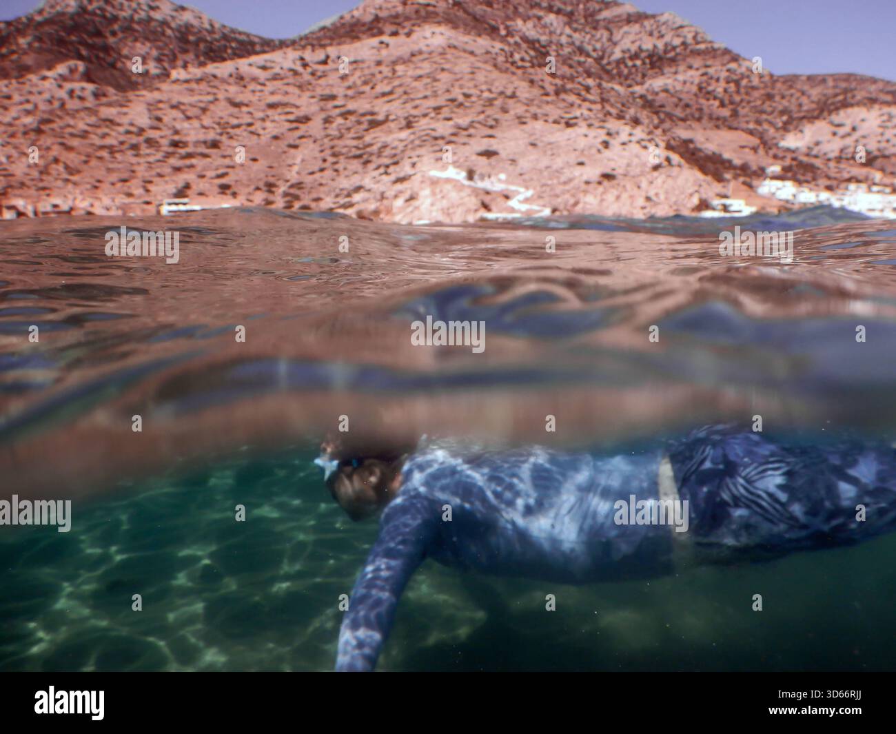 Split underwater shot hi-res stock photography and images - Alamy