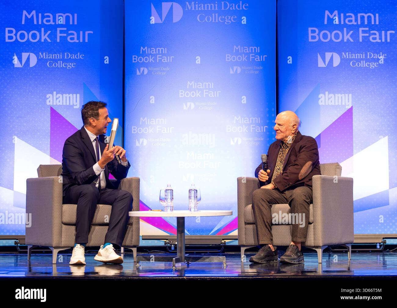 MIAMI, FL - NOV 18: Kris Anderson and Barry Diller are seen during The ...