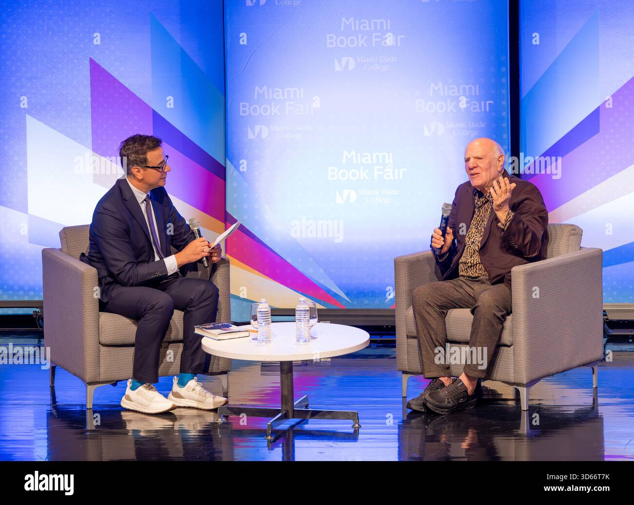 MIAMI, FL - NOV 18: Kris Anderson and Barry Diller are seen during The ...