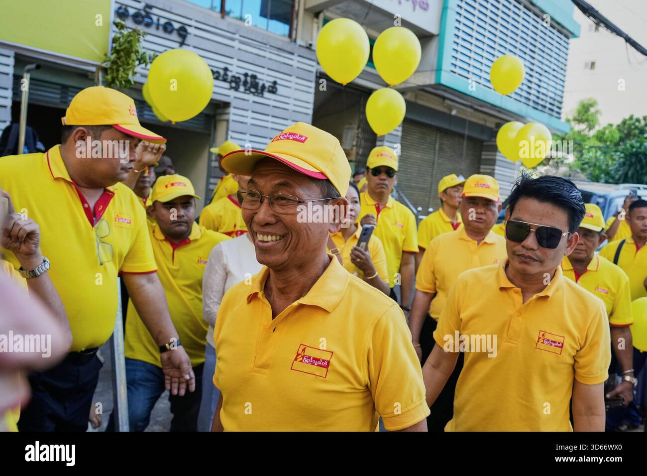 Ko Ko Gyi, chairman of the People's Party and leader of Myanmar prominent 1988 pro-democracy ...