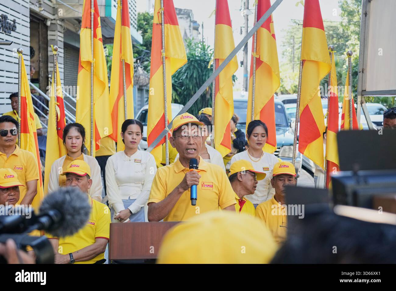 Ko Ko Gyi, chairman of the People's Party and leader of Myanmar prominent 1988 pro-democracy ...