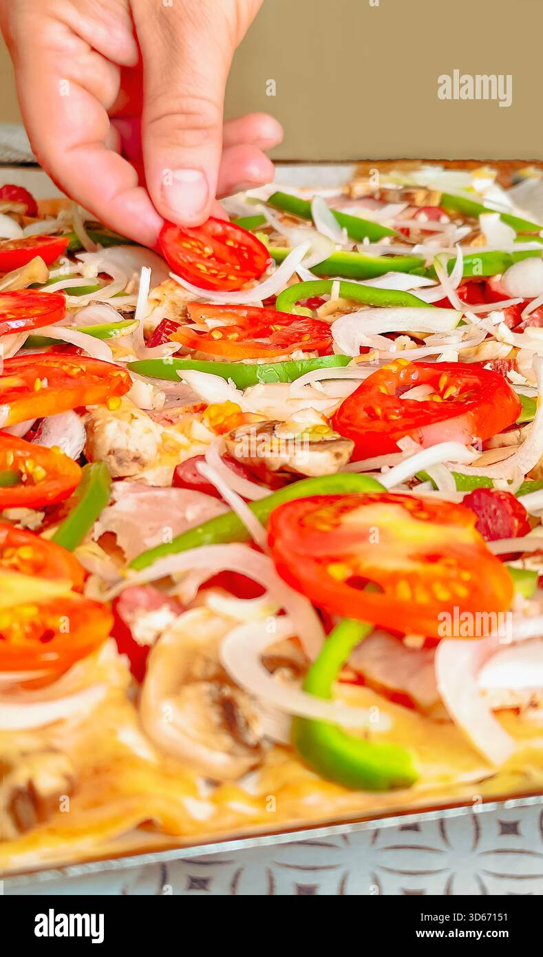 Food preparation process hi-res stock photography and images - Alamy