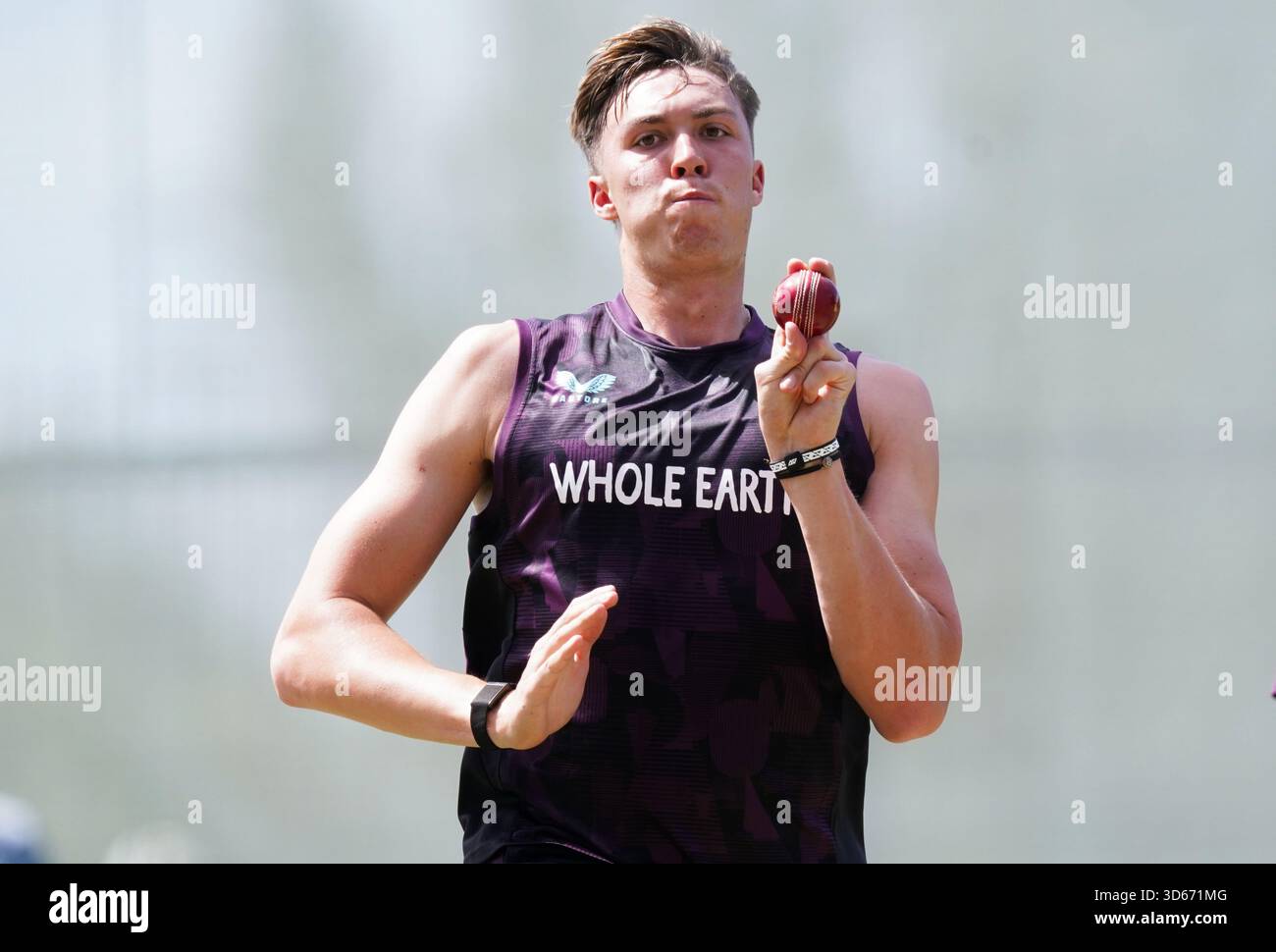 England's Josh Hull during a nets session at the Optus Stadium, Perth ...