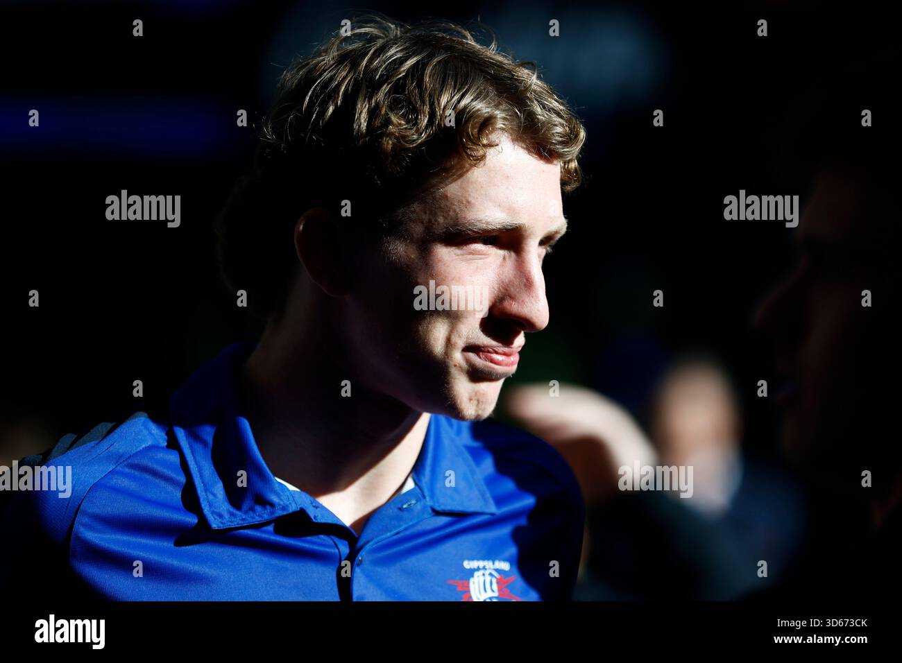 Willem Duursma arrives ahead of the 2025 AFL draft at Marvel Stadium in ...