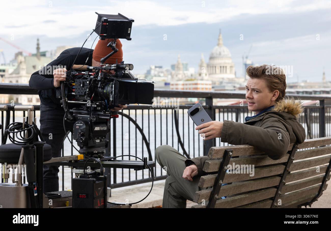 EDITORIAL USE ONLY Actor Thomas Brodie-Sangster, who played Sam in Love ...
