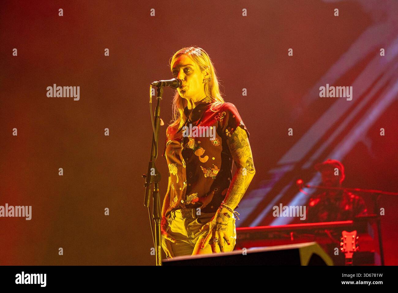 Gin Wigmore sings on stage during the Music Concert Beautiful Mess ...